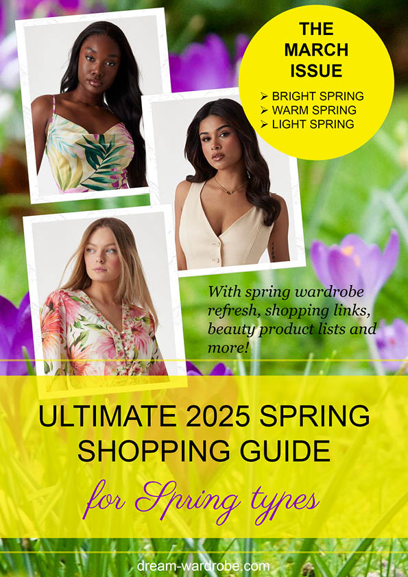 Spring Shopping Guide for the Spring Color Types – Dream Wardrobe