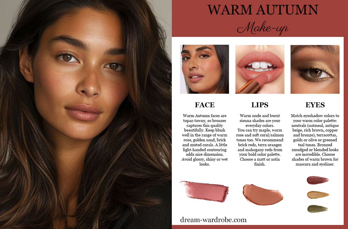 Warm (True) Autumn Make-up Guide